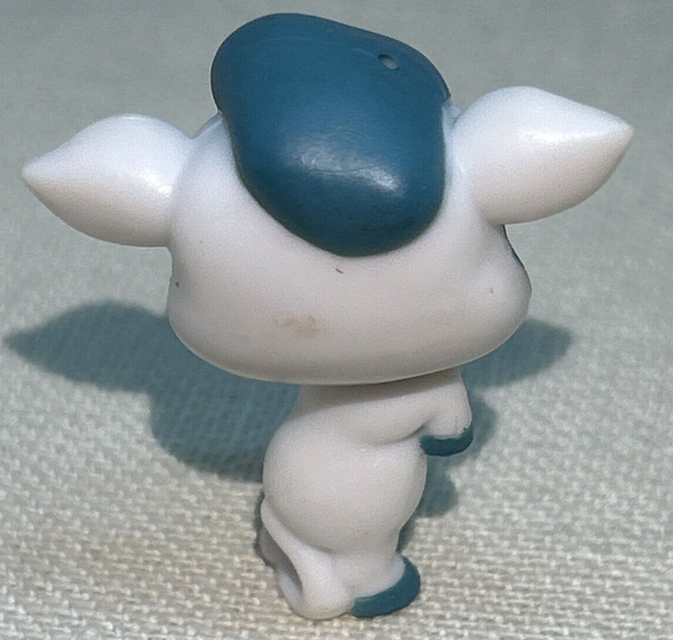 LPS Littlest Pet Shop Blind Bag Series 1 #3722 White Cow Figure Pink ...