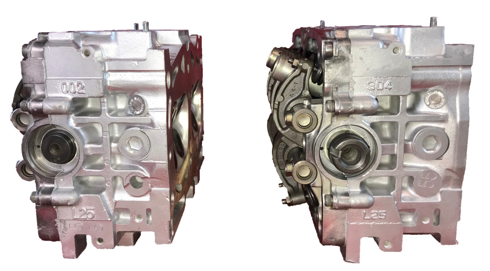 Subaru 2.5 SOHC Cylinder Head Pair L25 NON-TURBO EJ251 + Gasket Set ...