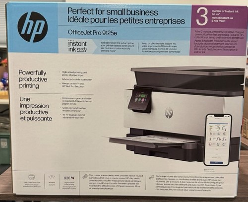 BRAND NEW SEALED HP OfficeJet Pro 9125e Wireless Color All-In-One Inkjet Printer 196337284807| eBay