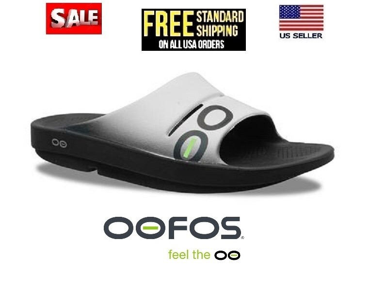 Oofos Sandals Ooahh Slide Recovery Pool Beach Slip On (Mens-14 /Womens ...
