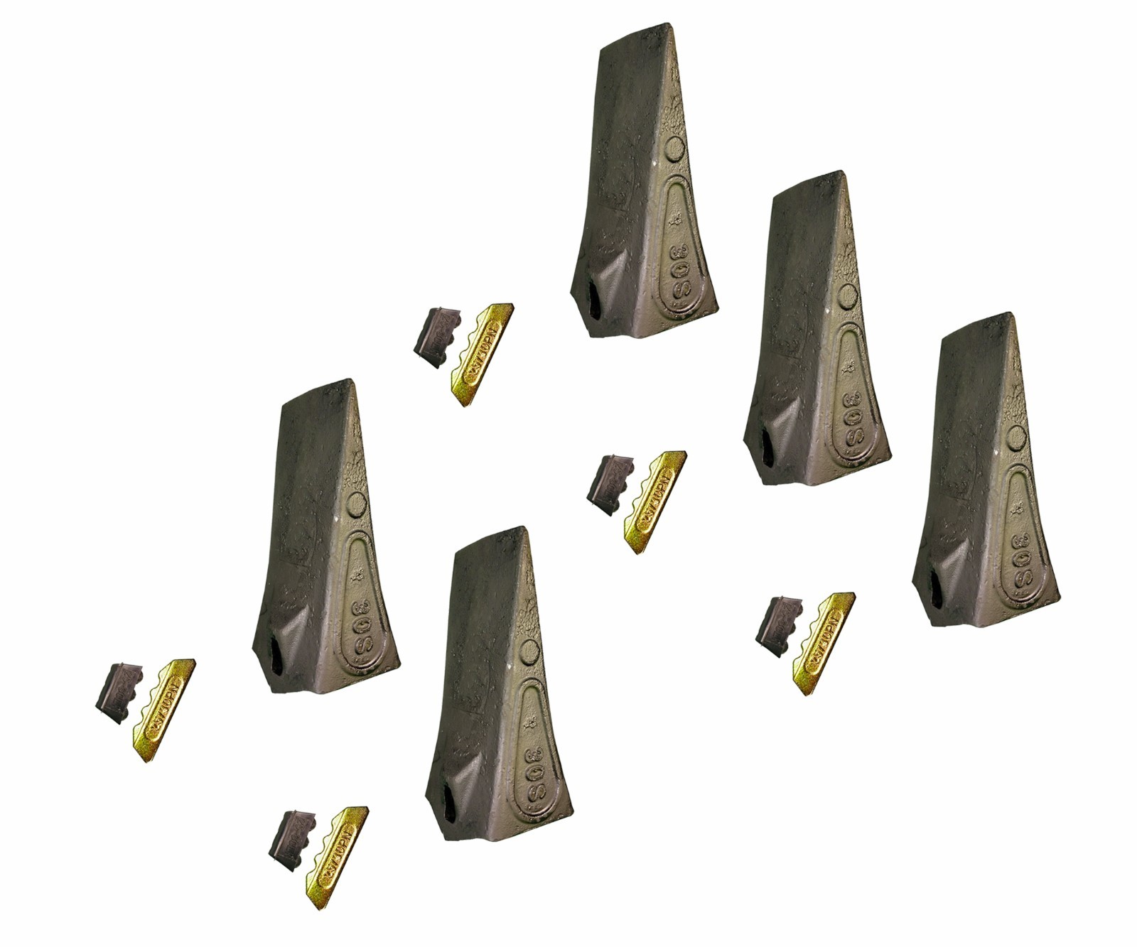 5 - Dirt Teeth - 30 Series - w/ Pin & Lock - 30S, T30S | eBay