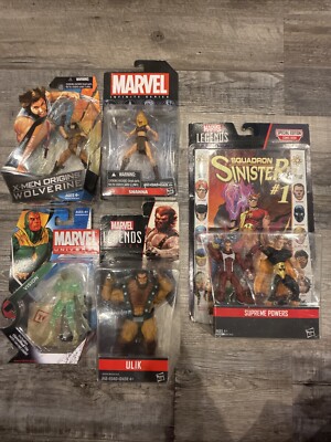 MARVEL LEGENDS SERIES-SUPREME POWERS Wolverine Shanna Vision Ulik - 6 ...