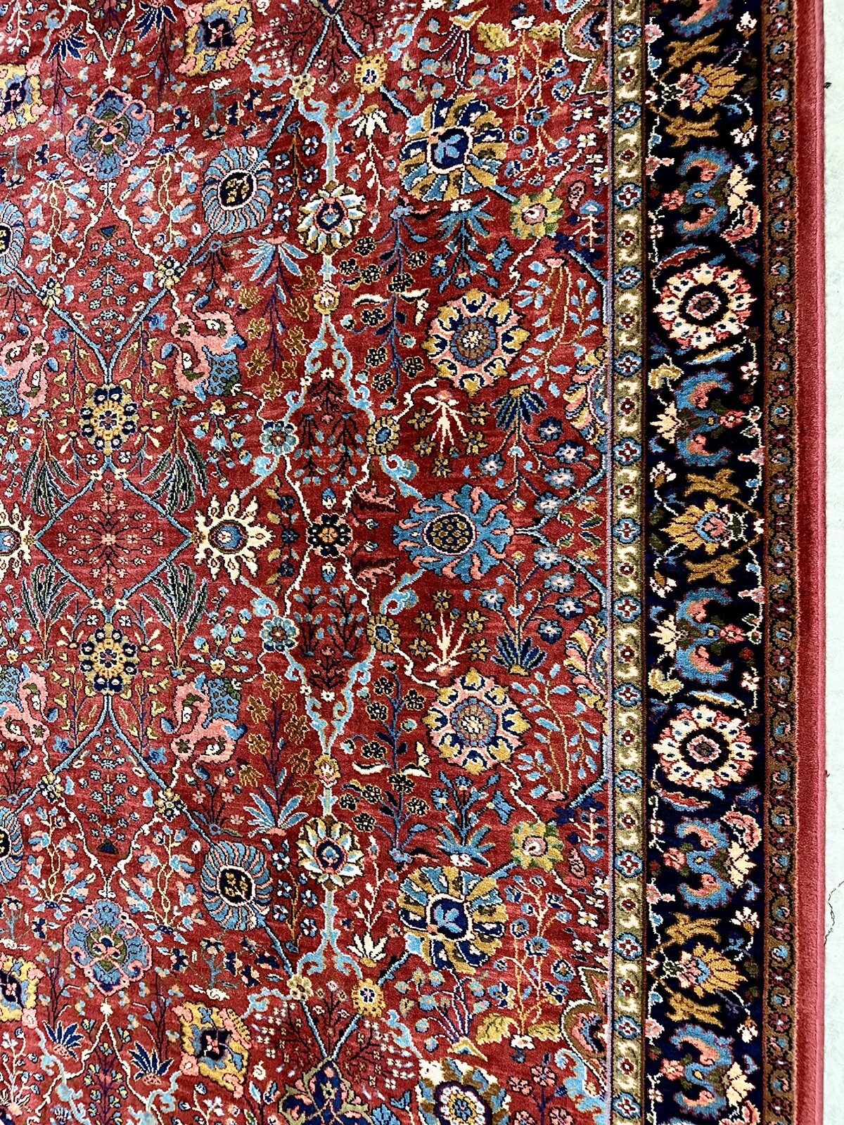 Vintage Karastan RUG Multicolor ISPAHAN #766 10' 6" x 8' 8" circa 1990 ...