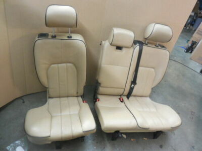 03-05 Land Range Rover L322 4.4L Complete Rear Beige Leather Seat ...