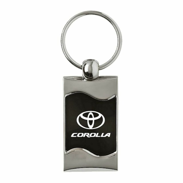 Toyota Corolla Key Ring Black Wave Keychain | eBay