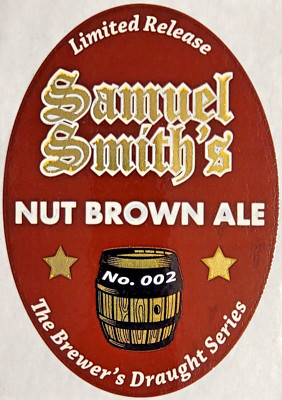 Samuel Smith's Brewery Nut Brown Ale Draught Series Craft Beer Sticker ...