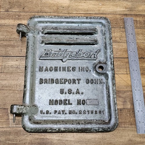 Bridgeport Milling CNC Machine Cast Iron Side Column Storage Door ...