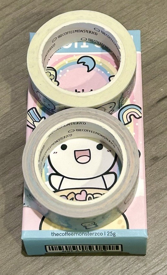 TheCoffeeMonsterzCo Cereal Box Lucky Charms Muted Galaxy Washi Tape Set ...