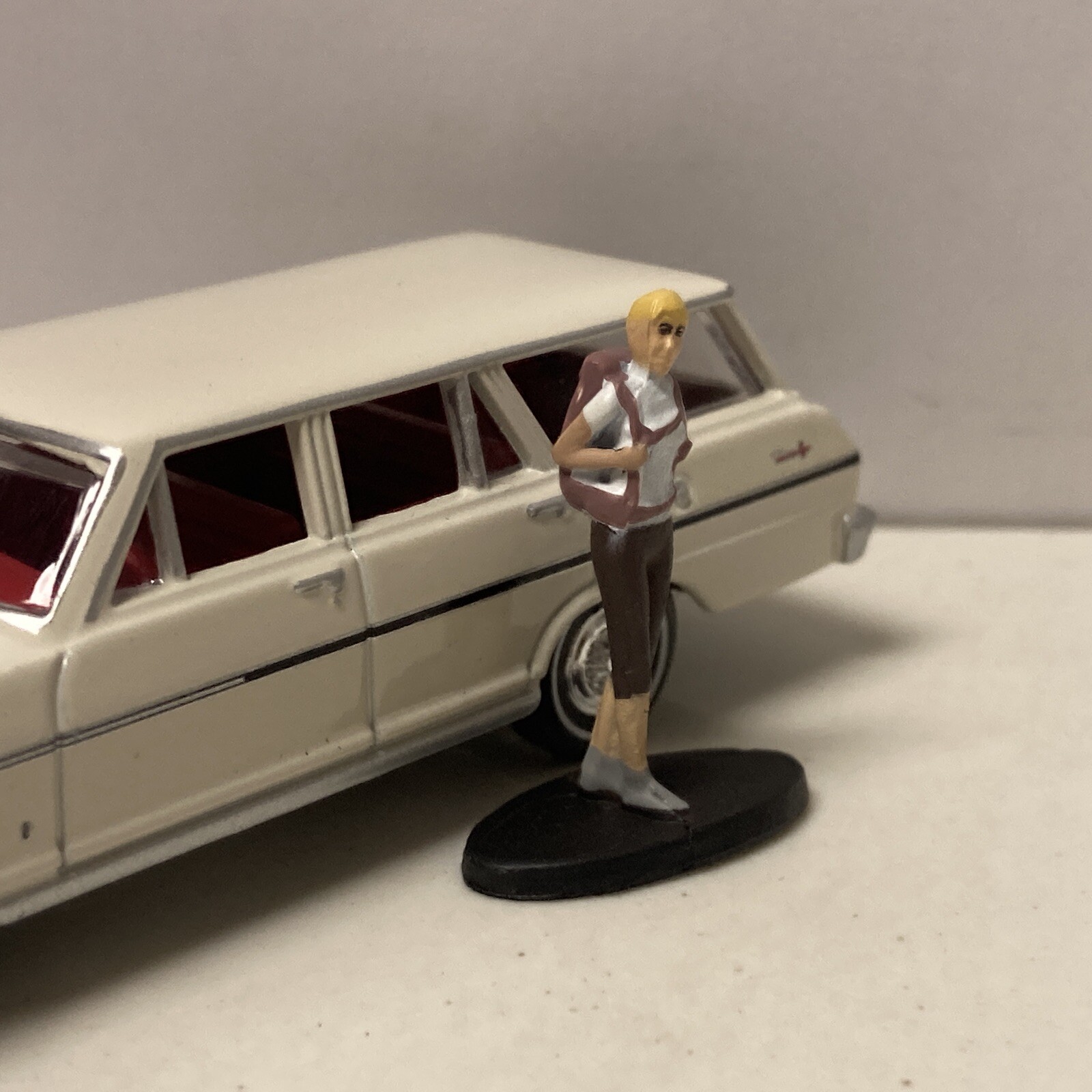 Female Backpacker Figure Collectible For 1/64 Scale Diorama Model | eBay