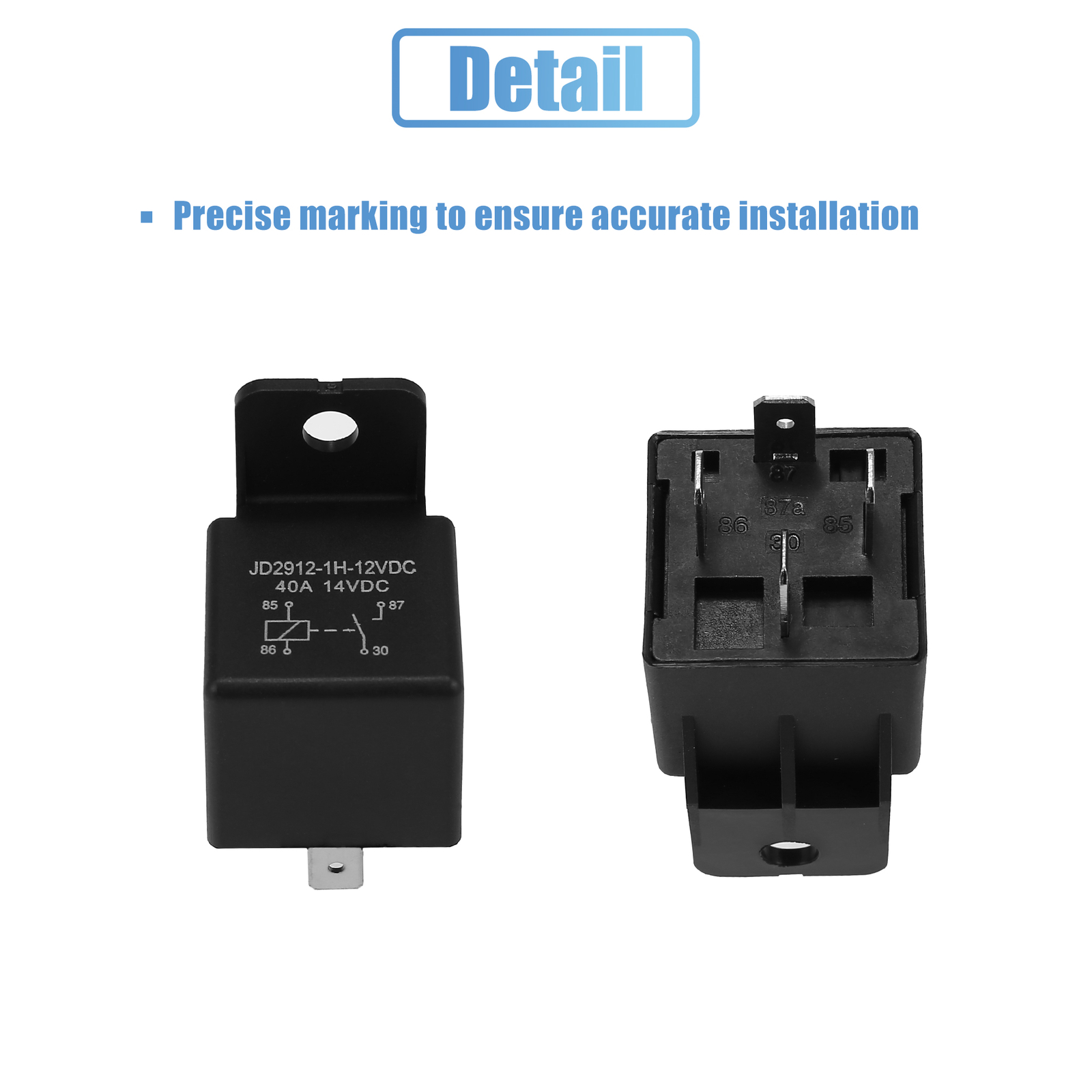 Dual Electric Fan Relay Kit with Thermostatic Sensor Switch 185 On 175 ...