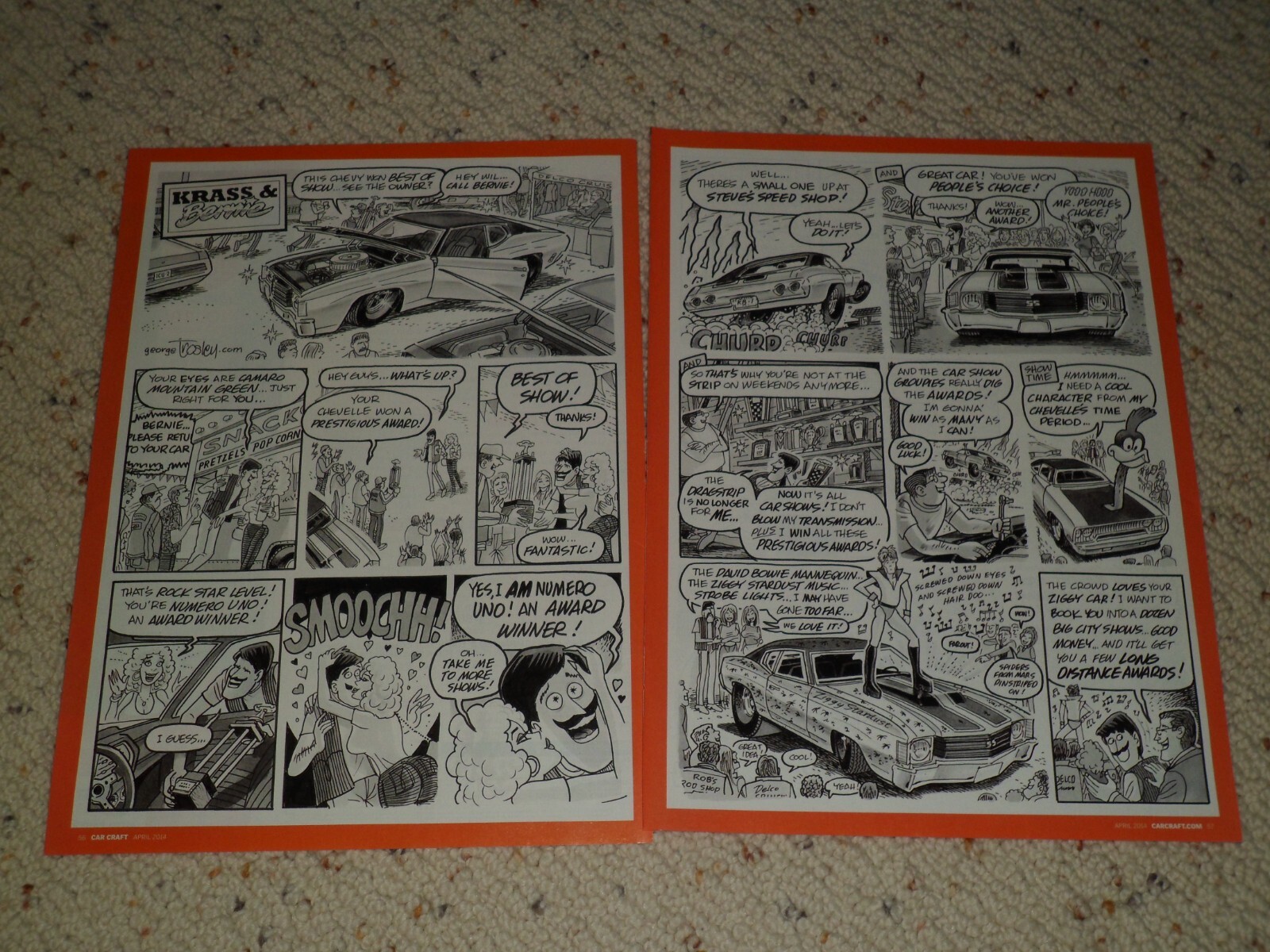 2014 KRASS & BERNIE COMIC AD / ARTICLE | eBay