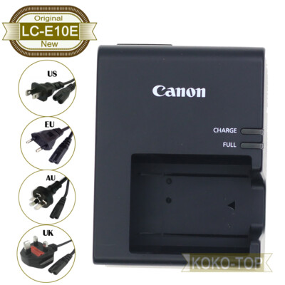 Genuine Canon LC-E10E Charger For EOS 1100D 1200D 1300D 1500D 3000D ...