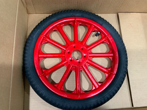 Vintage Shriners Model T Tin Lizzie plastic go kart wheel and tire | eBay