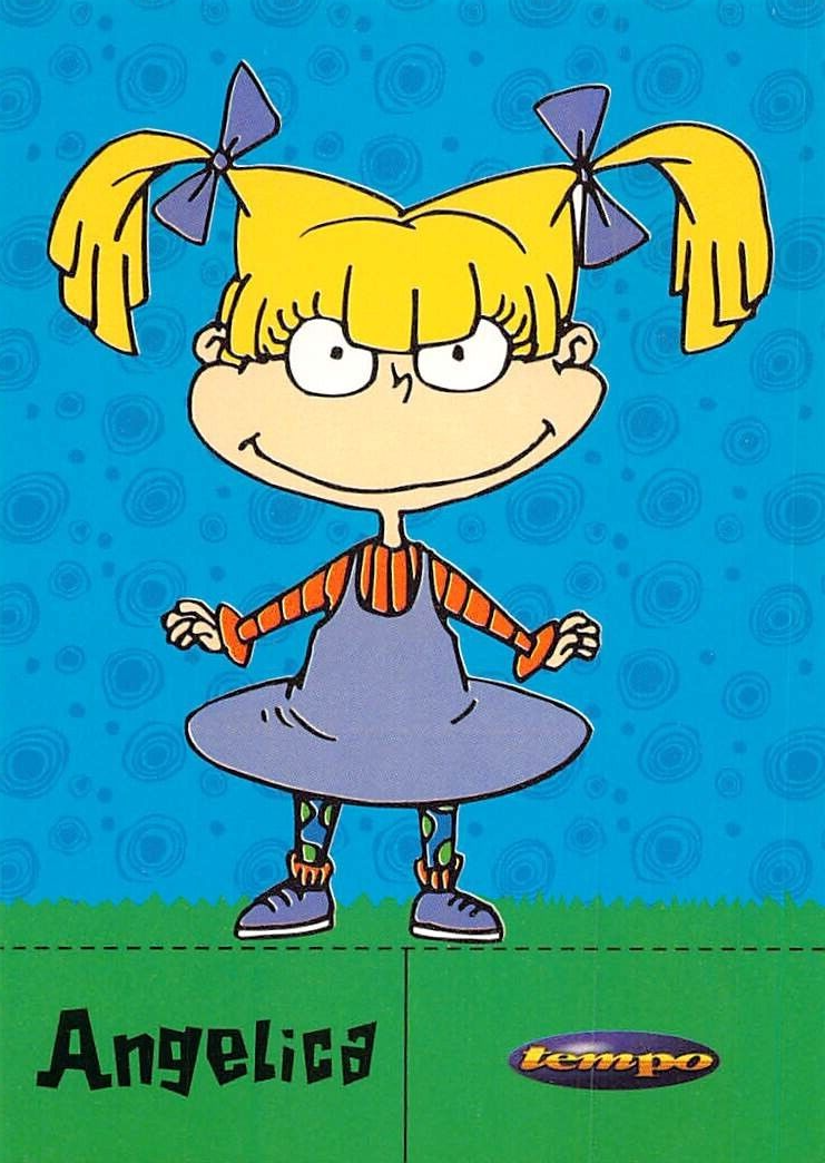 Rugrats Nickelodeon Vintage Trading Card 1997 Tempo Angelica #75 VG | eBay