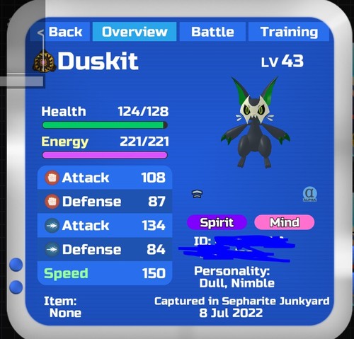 Loomian Legacy ULTRA RARE Gleaming Alpha Duskit **(READ DESC)** | eBay