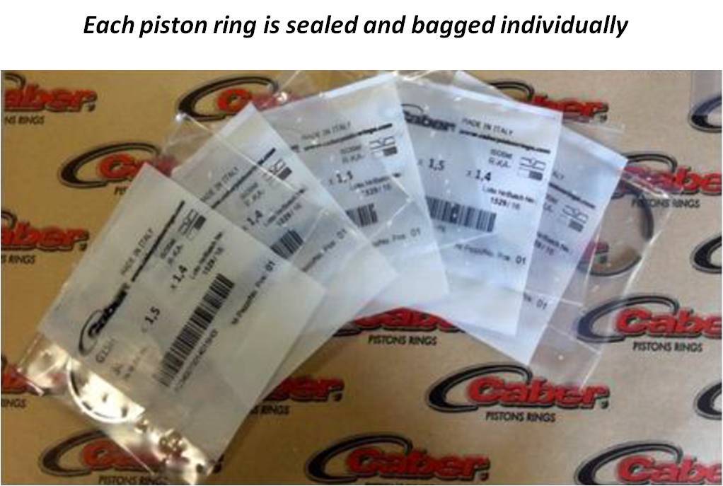 Caber PISTON RINGS SET For STIHL FS120 FS250 FS280 & OTHERS 1.5 mm x 40 ...