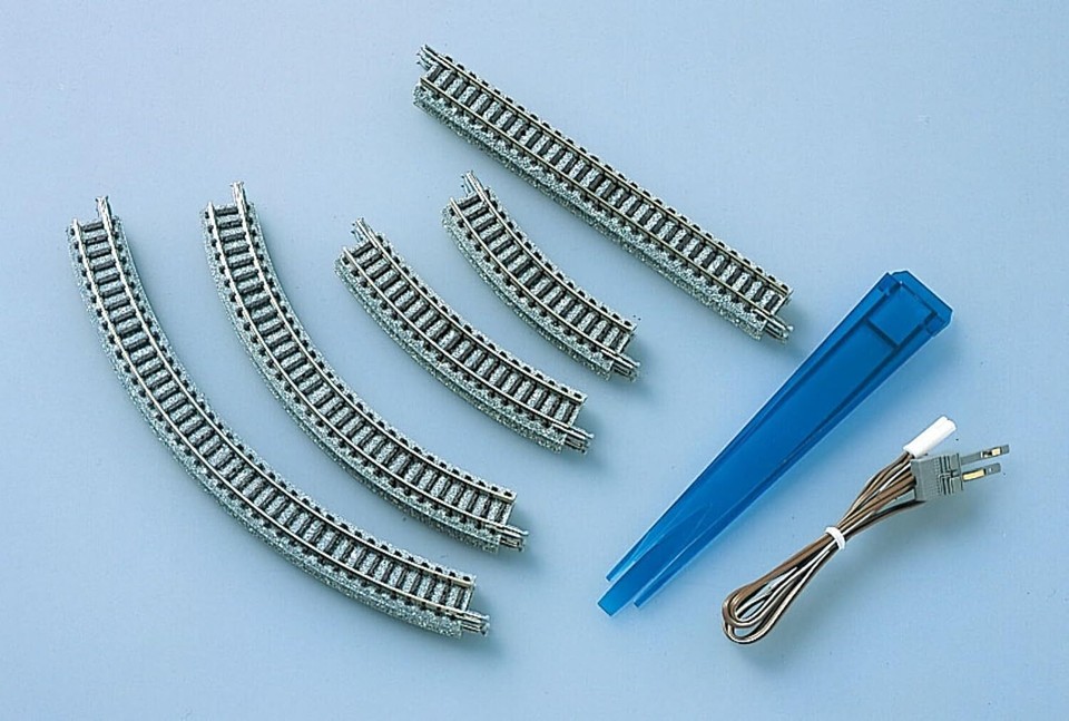 New Tomix Mini Rail Set Basic Set (Pattern MA) N Scale Mini Curve Track ...