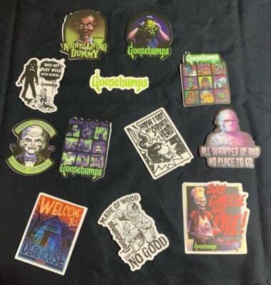 Cool Assorted Vintage Goosebumps Stickers Multipurpose (3" x 2.5" or ...