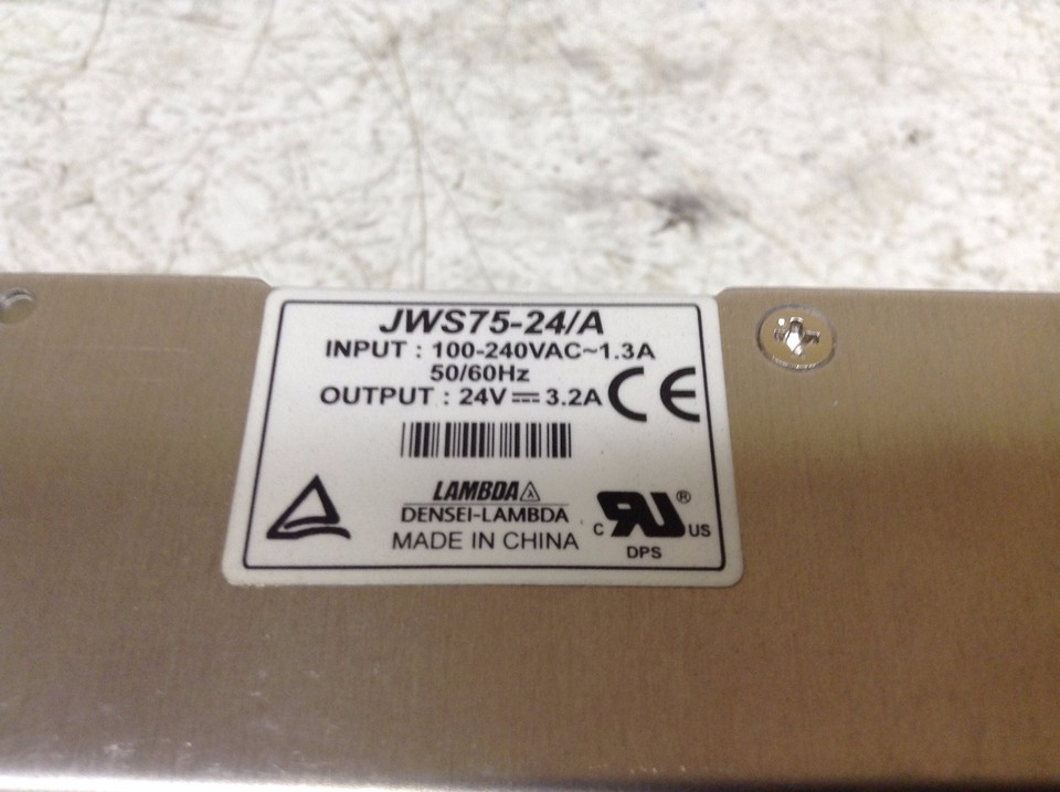 Nemic Lambda JWS75-24/A 24 VDC 3.2 Amp Power Supply JWS7524A (TBI) | eBay