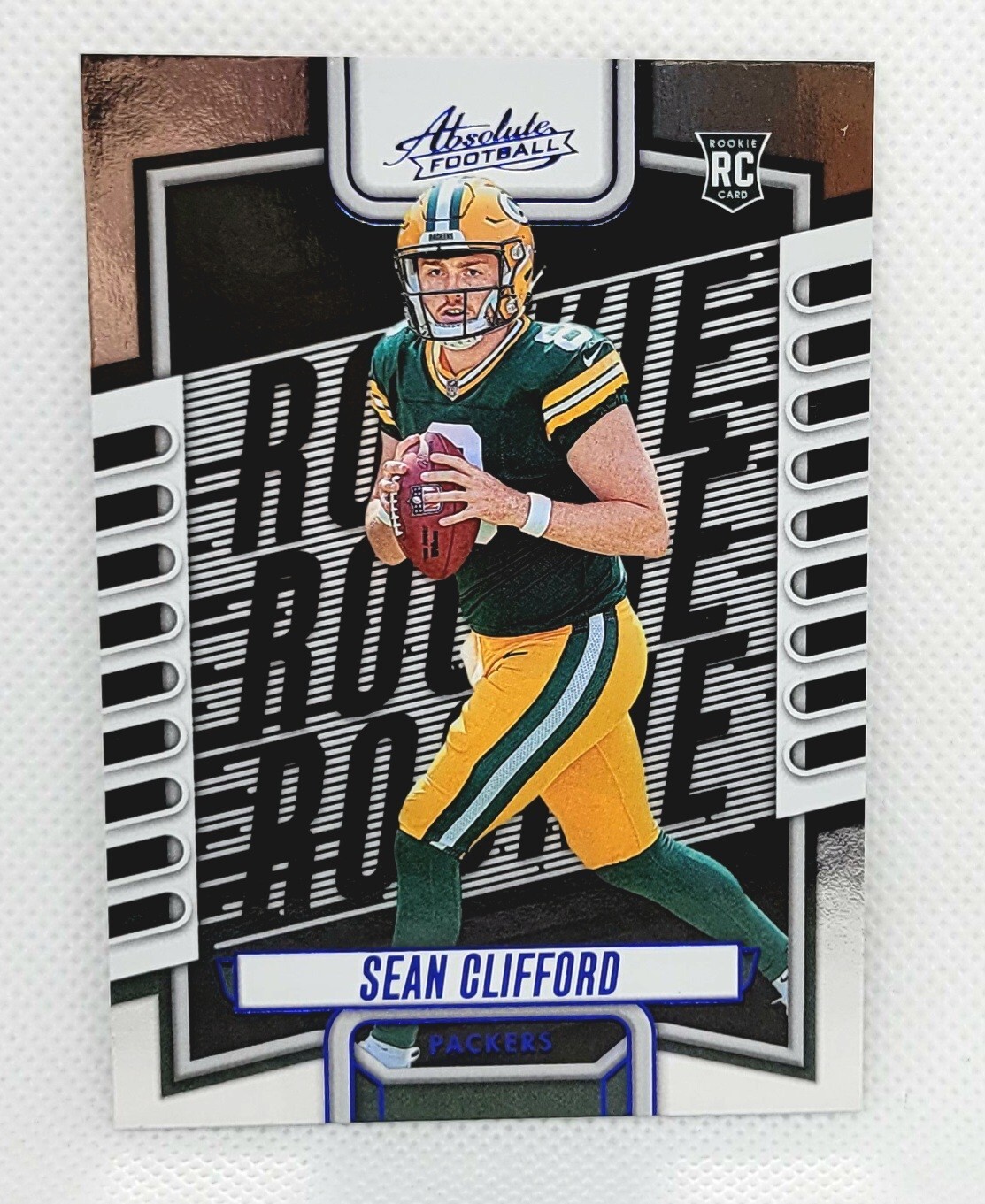 💥 2023 Panini Absolute Blue Sean Clifford Rookie Blue Parallel RC Green ...