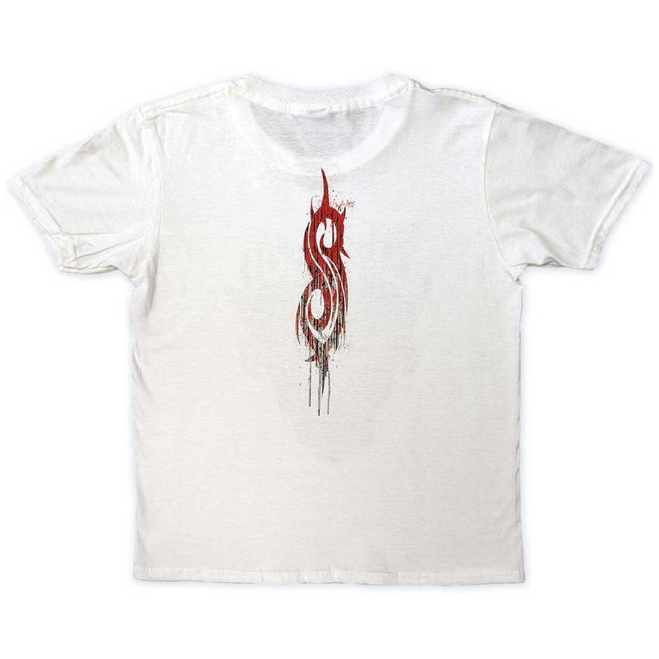 Slipknot Kids T Shirt Infected Goat Band Logo new Official White | eBay
