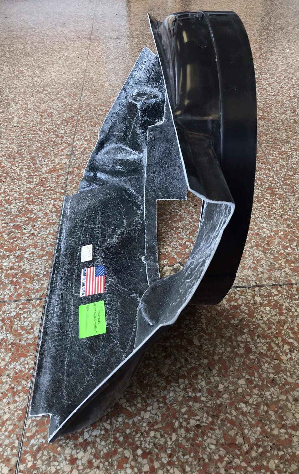 1973-1976 Corvette Fan Shroud - 2 Pieces (Fiberglass) (U.S. Made)