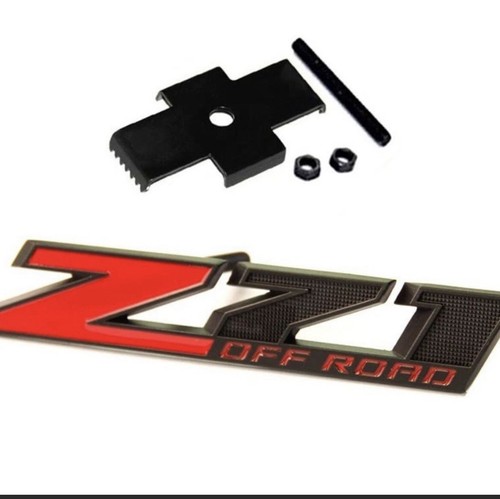 Z71 Off Road Front Grille Emblem Decal Badge For Chevy Silverado Sierra ...