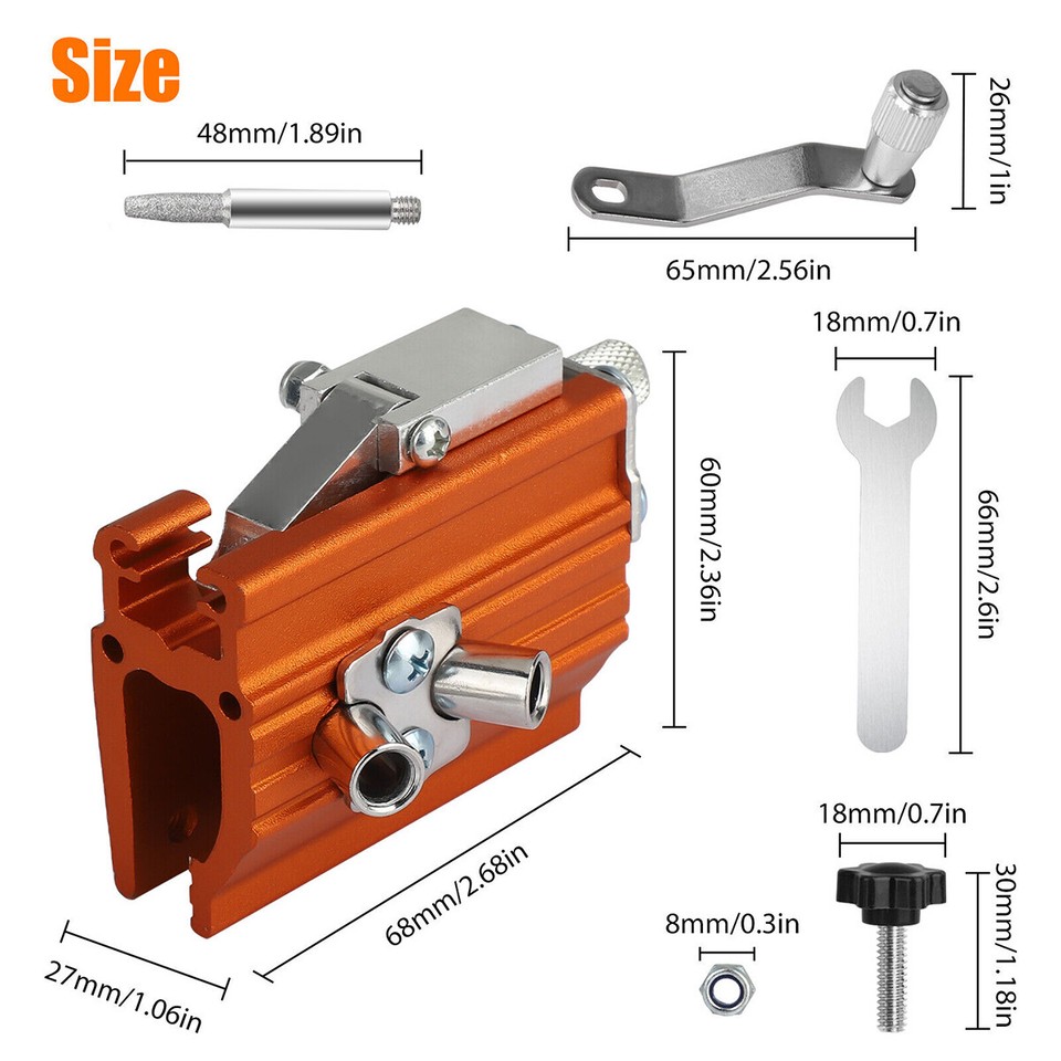 Chainsaw Chain Sharpening Jig Portable Hand Crank for Timberline ...