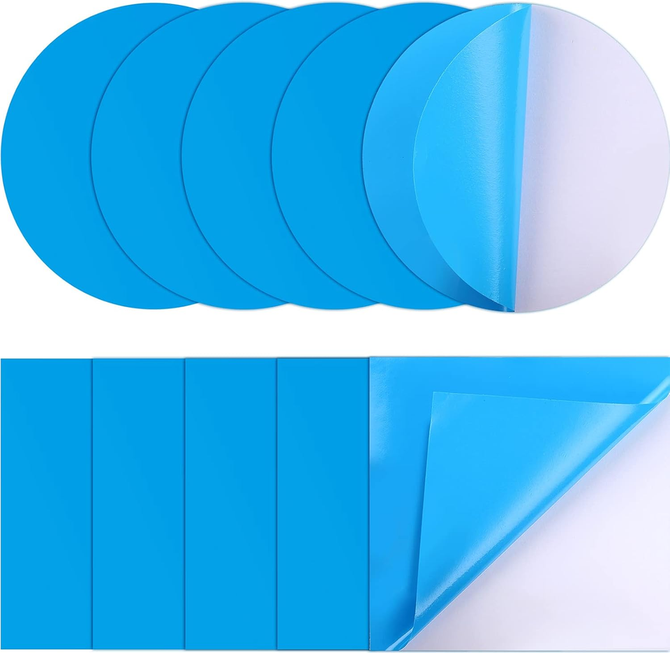 Outus 10 Pieces Pool Patch Repair Kit PVC Inflatable Pool Float Patches ...