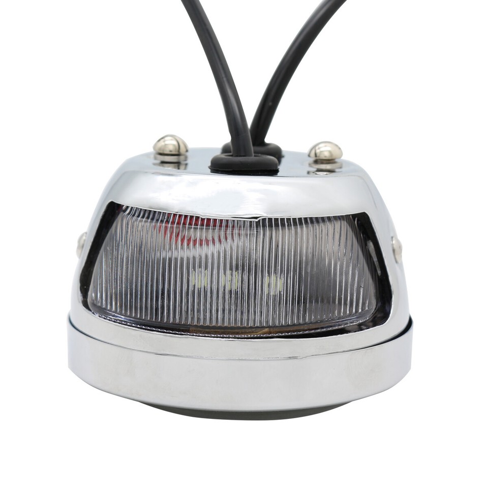 Chrome LED Custom Hot Rat Street Rod Tail Lights w/ Turn Signals Ford ...