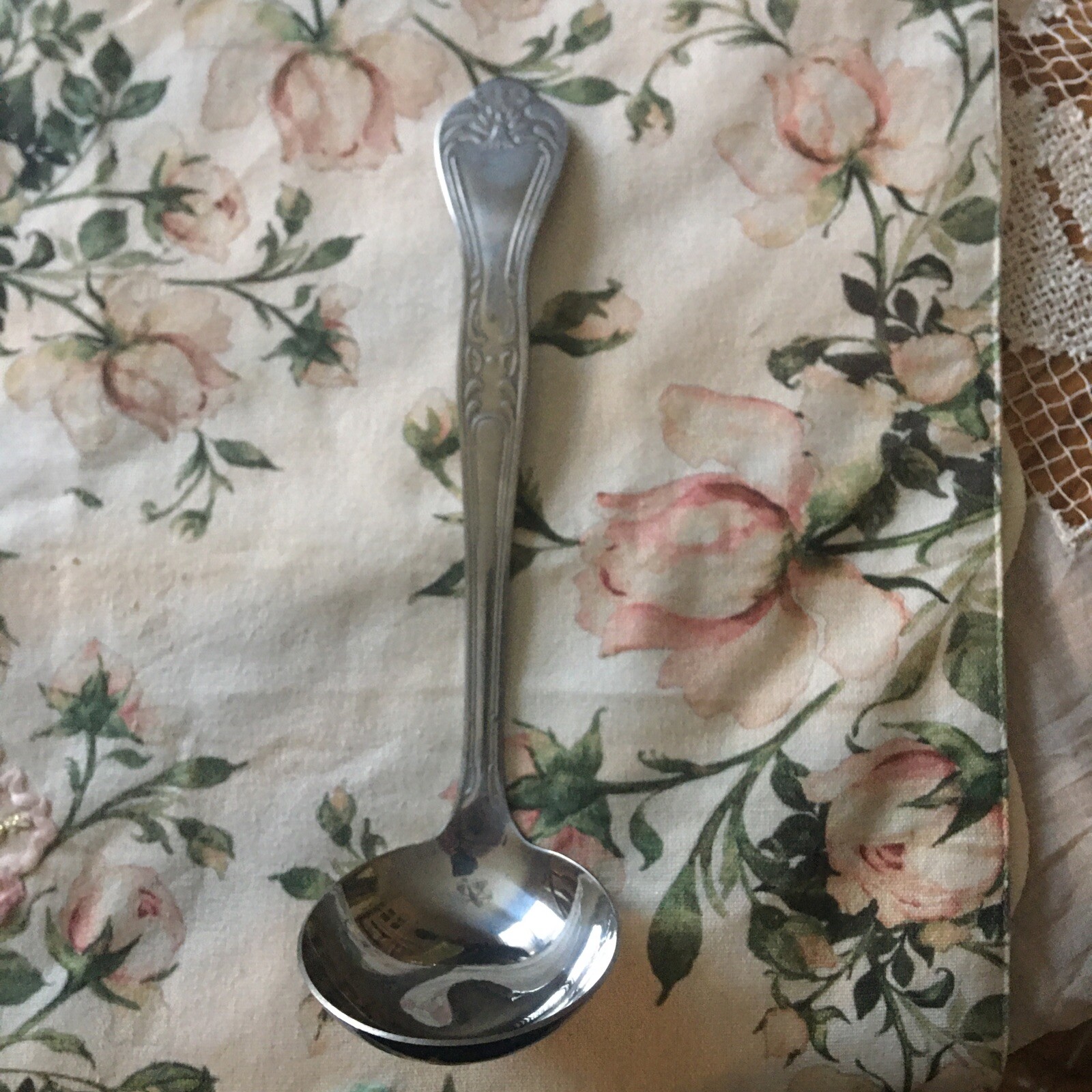 SPOONFUL OF COMFORT Metal Serving Ladle 9" Long Handle Juice ...