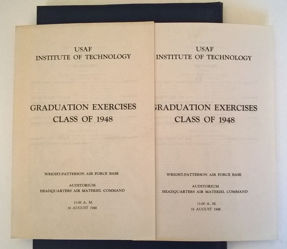 USAF Air Force Institute of Technology Yearbook 1948 Dayton Ohio ...