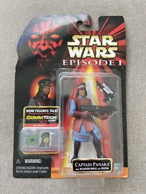 Hasbro Star Wars Captain Panaka w/Blaster Rifle and Pistol 84108 Action ...