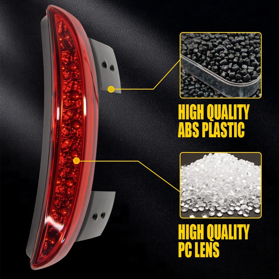 LED Motorcycle Tail Light Mini Rear Running Stop Brake Strip Lamp Dirt ...