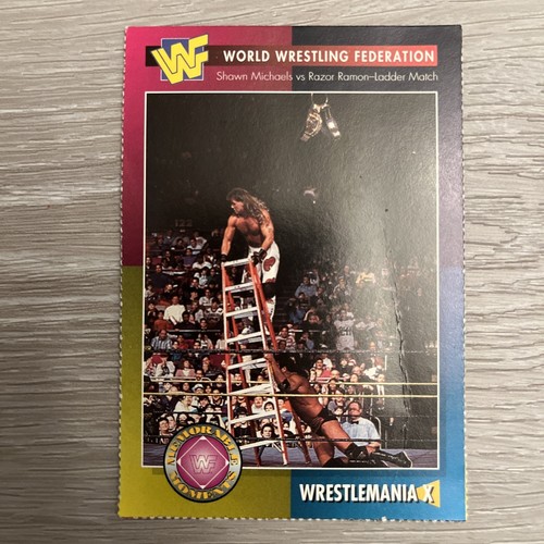 1995 WWF Magazine Cards Wrestlemania X - Scott Hall Shawn Michaels #2 ...