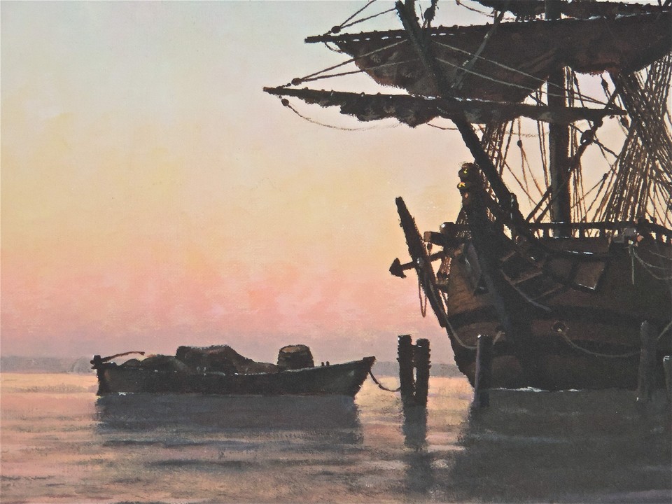 Len Tantillo - Manhattan Sunset - 1655 - N Y Manhattan Giclee Print ...