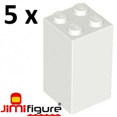 NEW 5 x LEGO 2x2x3 Brick White Pillar 30145 Genuine Bulk Lot | eBay ...