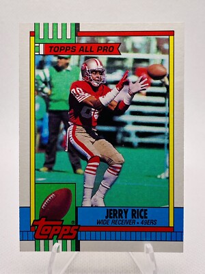 1990 Topps #8 Jerry Rice All-Pro 49ers HOF MINT | eBay