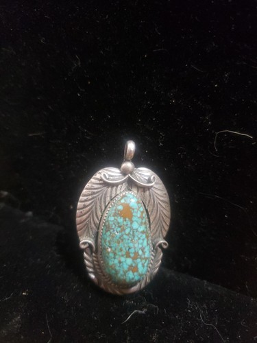 Gary Reeves Navajo Sterling Silver 925 Turquoise Necklace Vintage ...