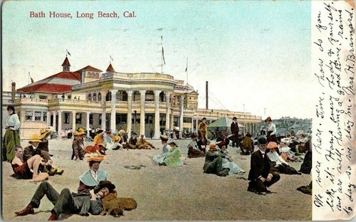 1908, LONG BEACH, CA. BATH HOUSE. POSTCARD. DD12 | eBay