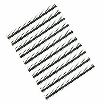 10 x 40 Way Pin Right Angle Male PCB Header Connector 2.54mm Arduino ...