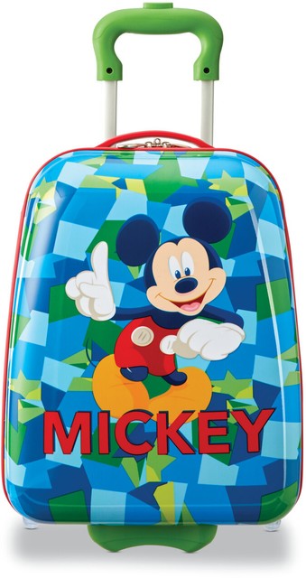 Kids Carry on Luggage Mickey Mouse Design 18 Inch Hardside Upright ...