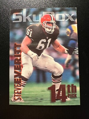 1993 Skybox Redemption Rookie Steve Everitt #15. 14th Pick Browns | eBay