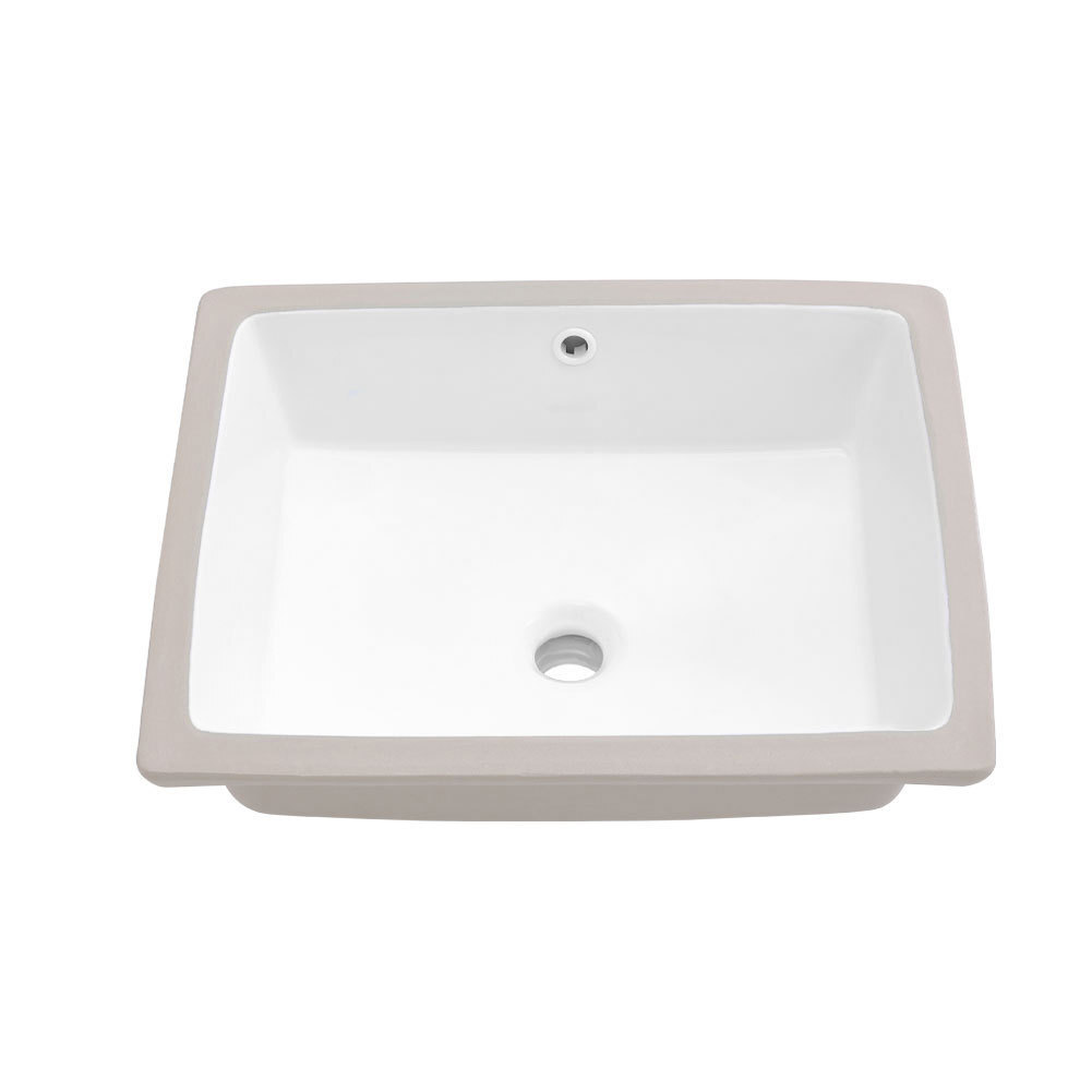 Large Rectangular Undermount Bathroom Sinks Wholesale White 24 Inch