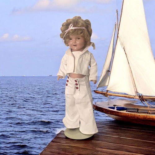 Vintage Ideal Composition Shirley Temple Doll 20” Sleepy Brown Eyes ...