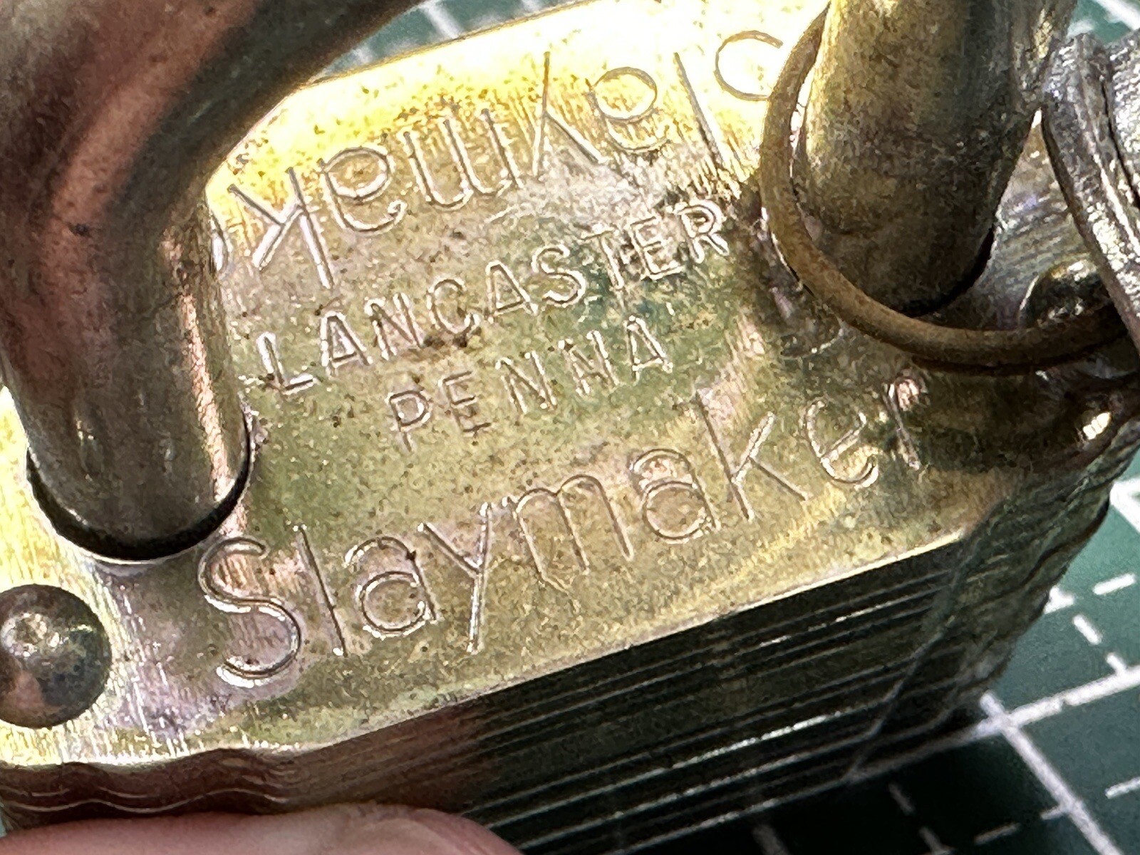 NOS VINTAGE - SLAYMAKER - Lock Company - No.27 Padlock Keyed ...