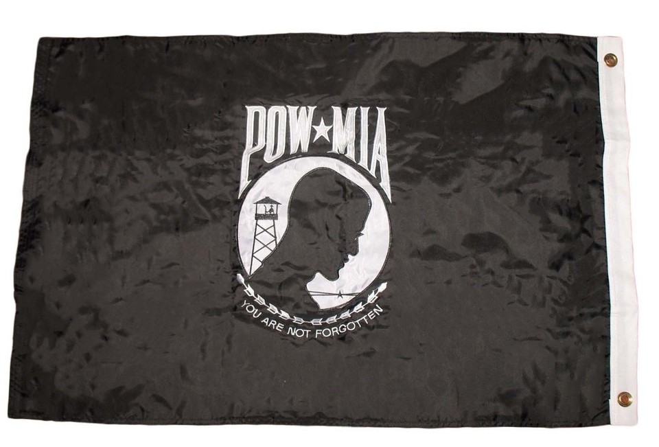 2x3 Embroidered POWMIA Pow Mia Double Sided 220D Nylon Flag 2'x3' Heavy ...