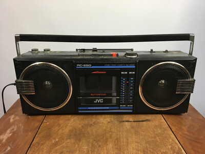 Vintage JVC RC-650 Stereo Radio Cassette Recorder Tape Player Boombox ...