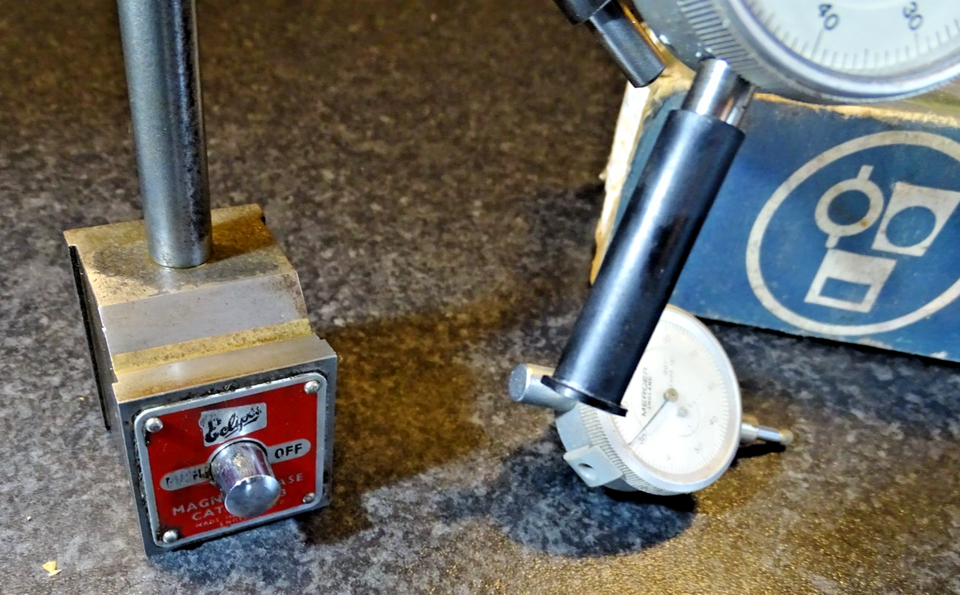 Vintage Eclipse 903 Magnetic Base - With 2 Mercer DTI Dial Test ...