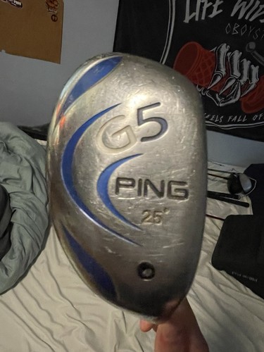 Ping G5 5 Hybrid 25 Loft Regular Flex Aldila NV Shaft Golf Club, Right ...